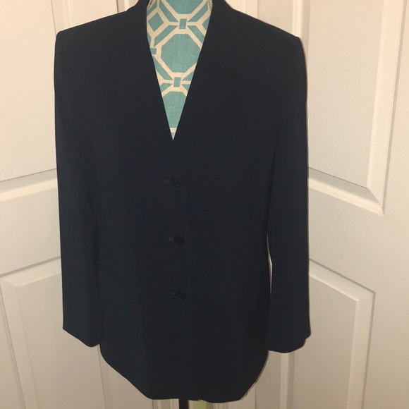 Kasper | Jackets & Coats | Kasper Navy Blue Suit Jacket | Poshmark